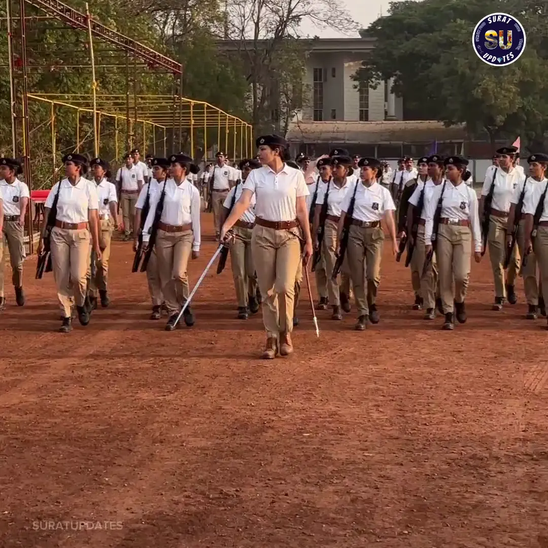 Republic Day 2025 Parade Rehearsal in Full Swing at Surat