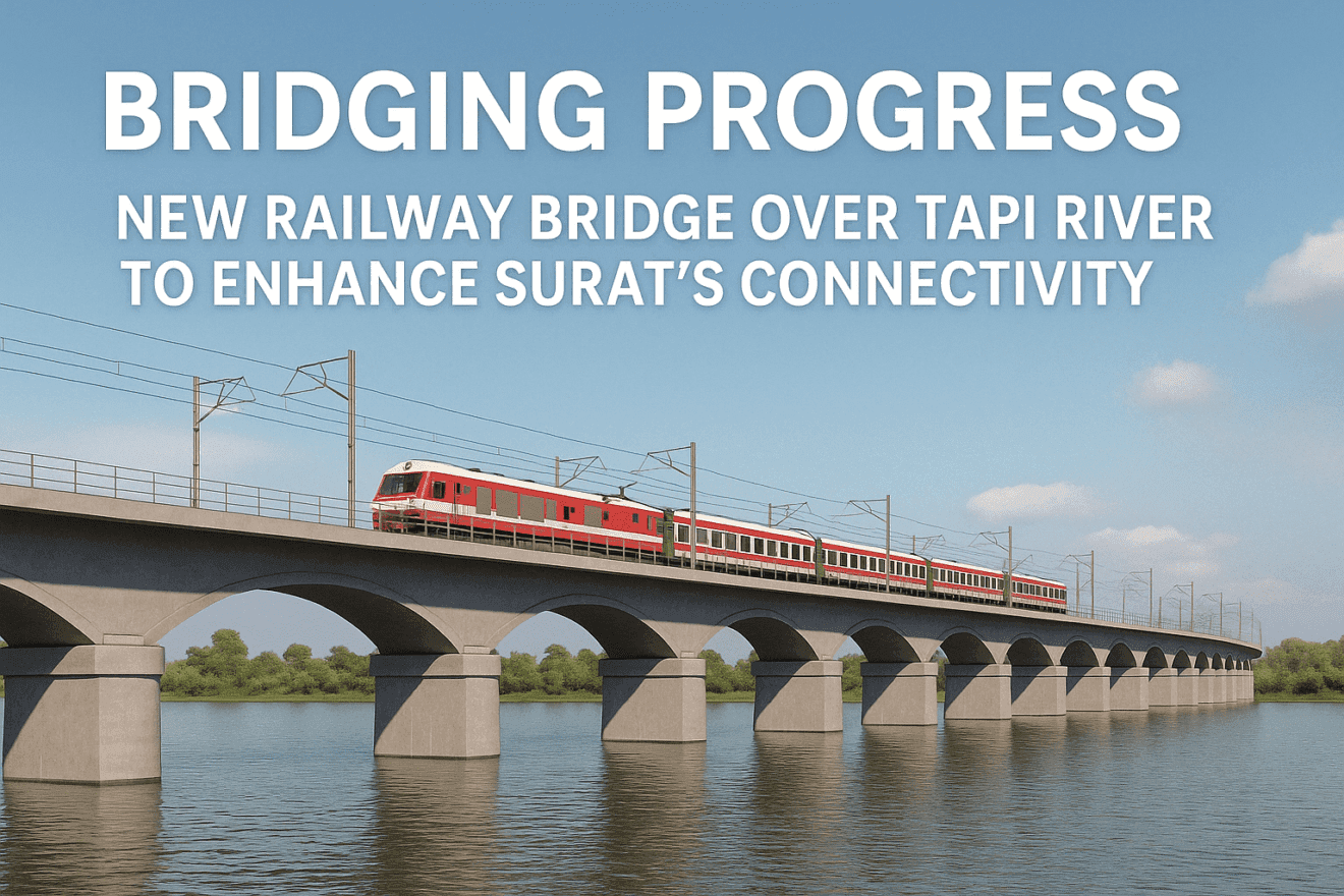 New Railway Bridge Over Tapi River to Boost Surat's Connectivity