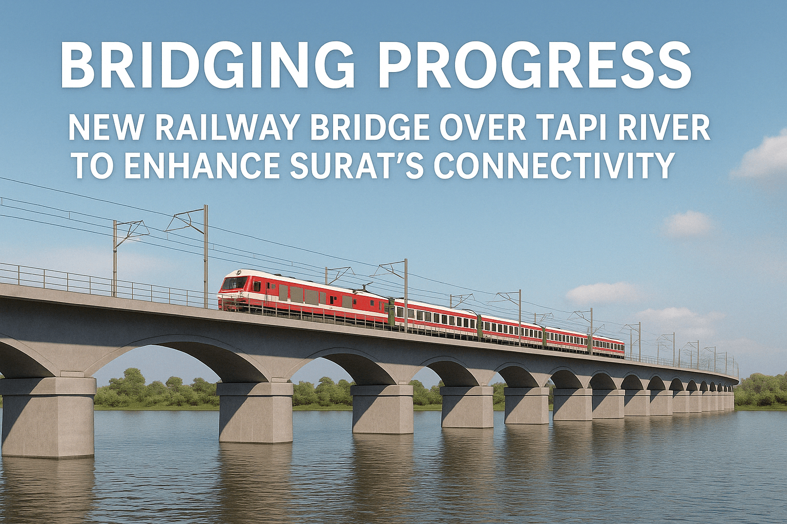 New Railway Bridge Over Tapi River to Boost Surat's Connectivity